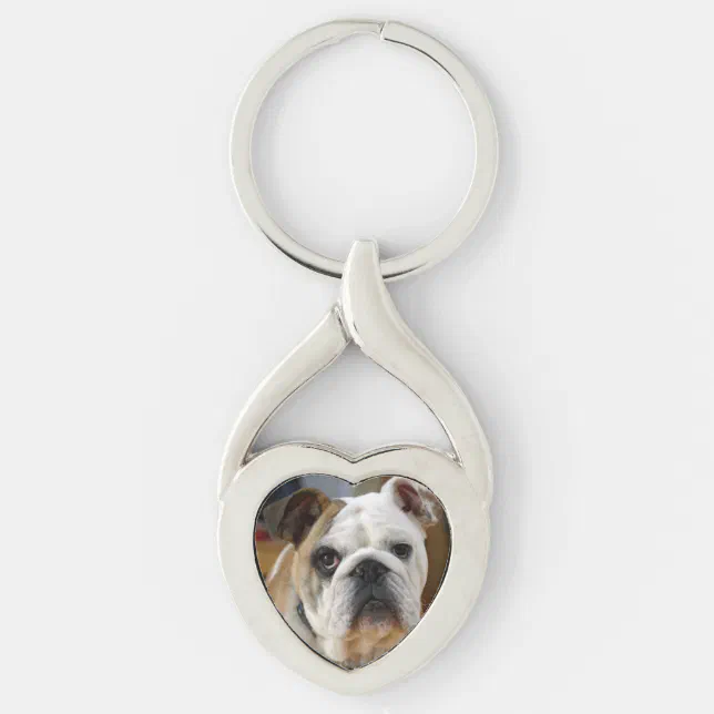 Personalized Dog Photo Key Chain | Zazzle