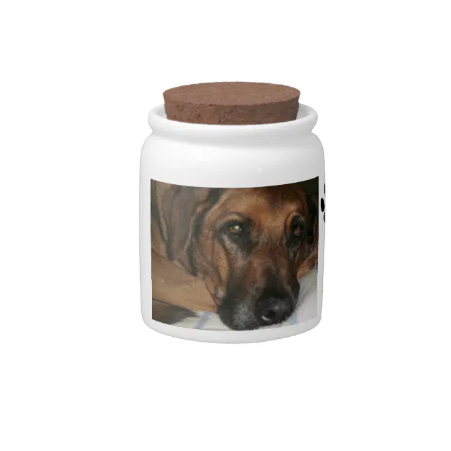 Personalized Dog Treat Jar | Zazzle