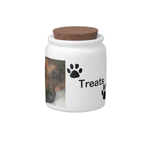 Personalized Dog Treat Jar | Zazzle