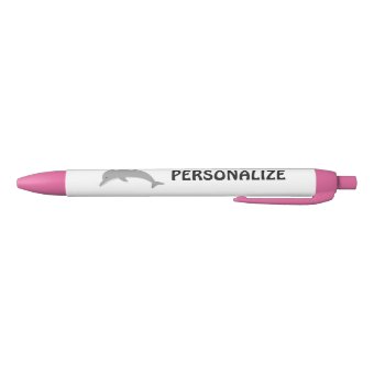 Personalized dolphin logo writing pens | Zazzle