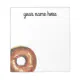 Personalized Donut Notepad | Zazzle