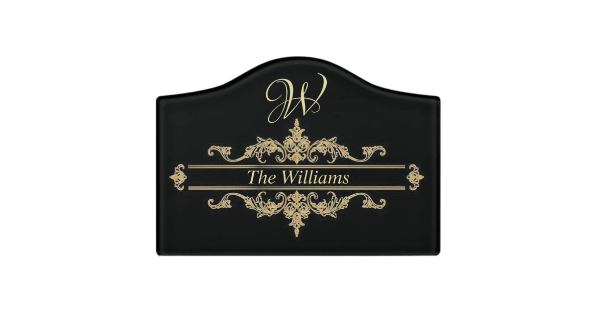 Personalized Door Sign | Zazzle