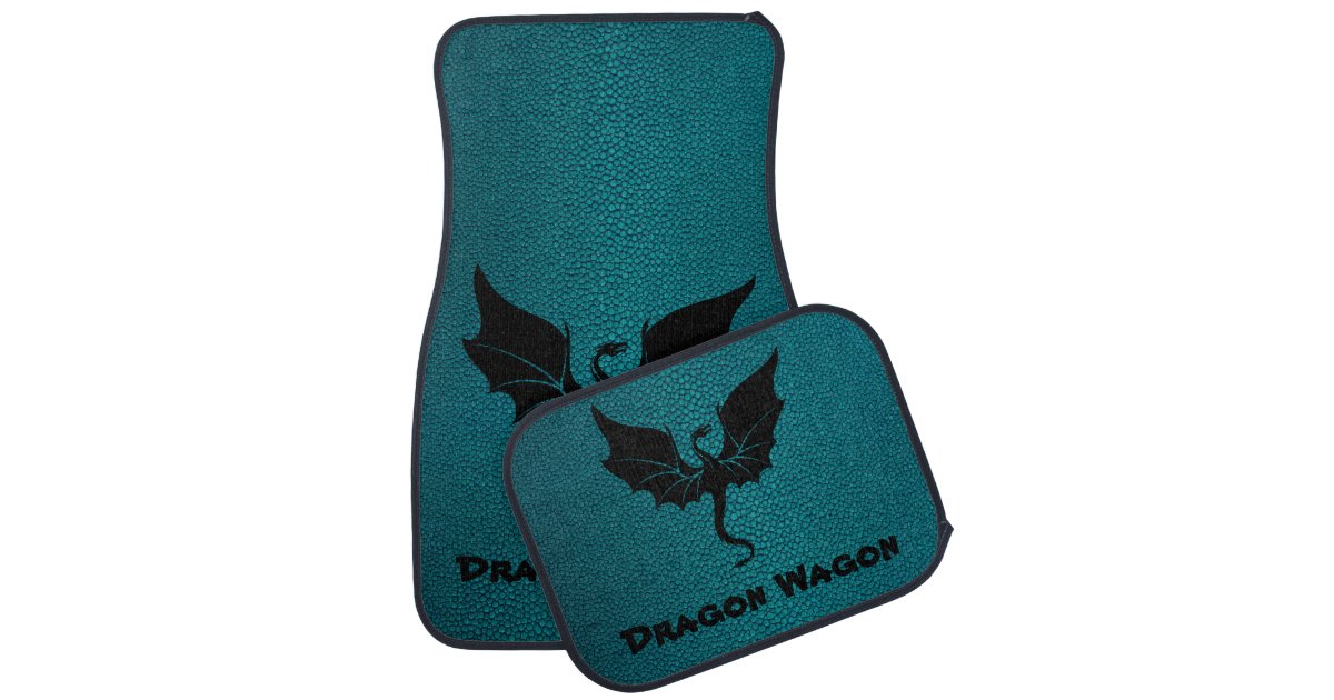 Personalized Dragon Wagon Fantasy or RPG Car Floor Mat | Zazzle