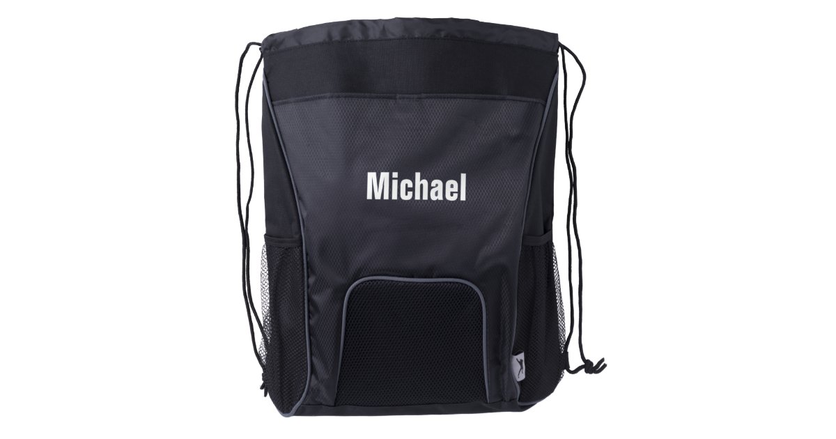 Personalized Drawstring Backpack | Zazzle