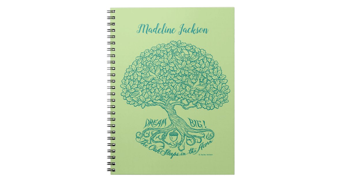 Personalized Dream Big Notebook | Zazzle