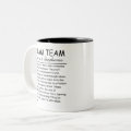 Personalized Dream Team Definition Two-Tone Coffee Mug | Zazzle