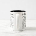 Personalized Dream Team Definition Two-Tone Coffee Mug | Zazzle