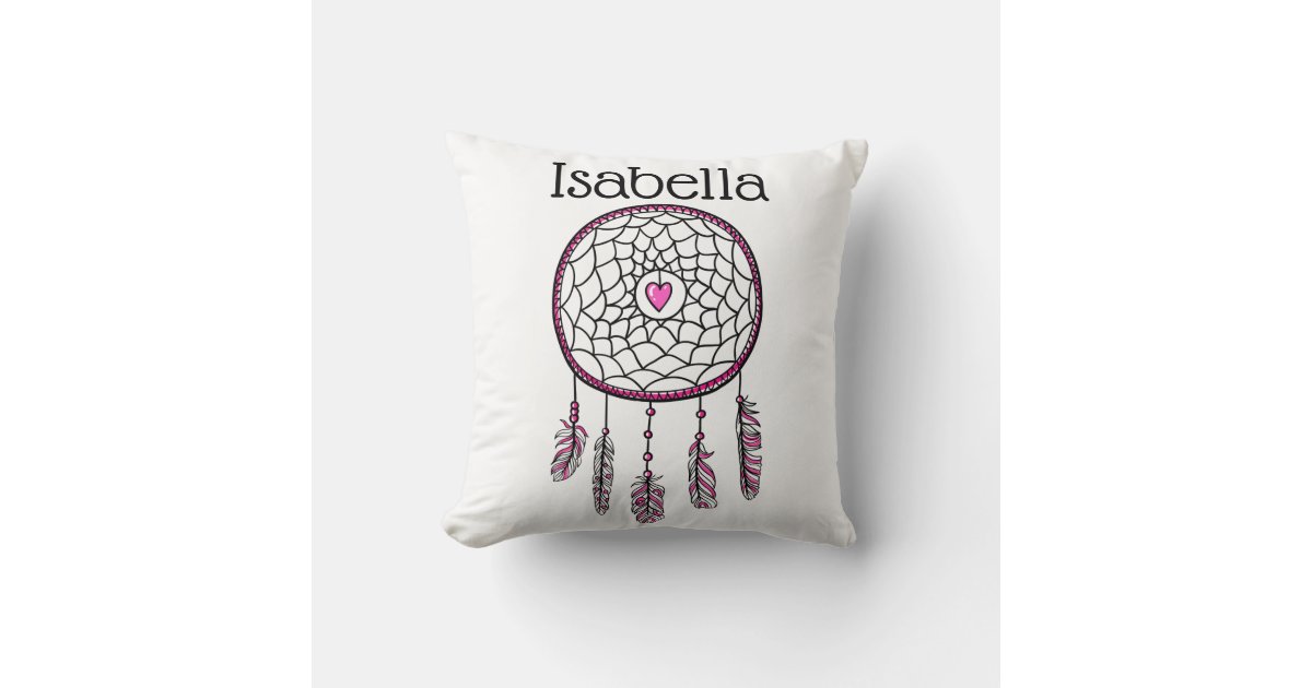 Personalized Dreamcatcher Dream Catcher Pillow | Zazzle