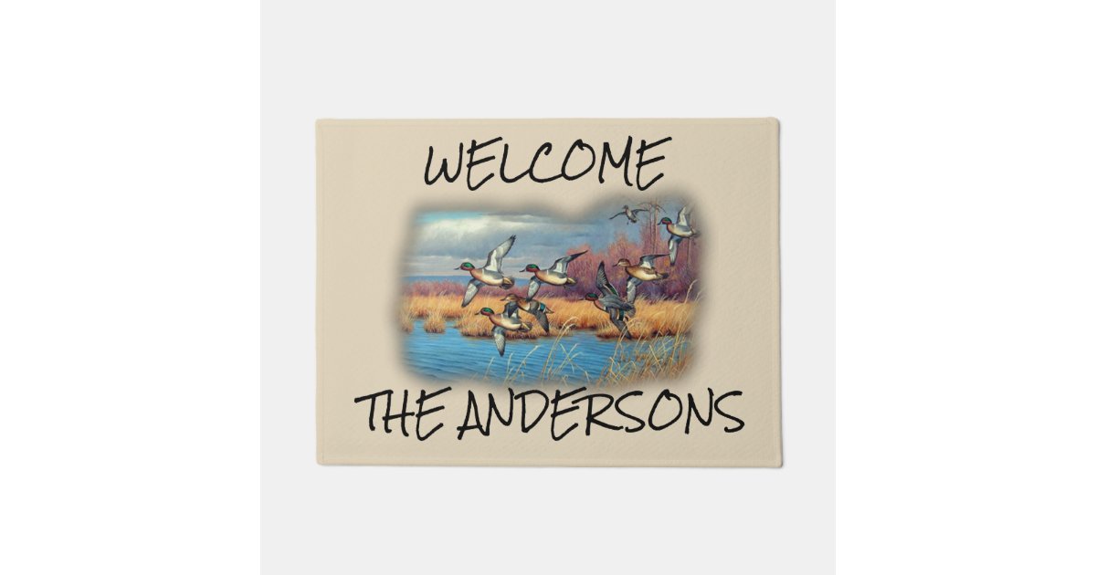 Personalized Duck Season Doormat | Zazzle