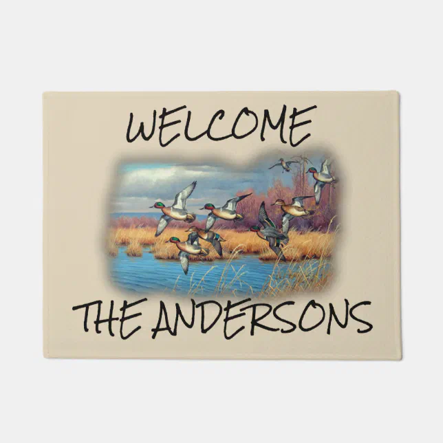 Personalized Duck Season Doormat | Zazzle