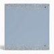 Personalized Dusty Blue Silver Glitter Photo 3 Ring Binder | Zazzle