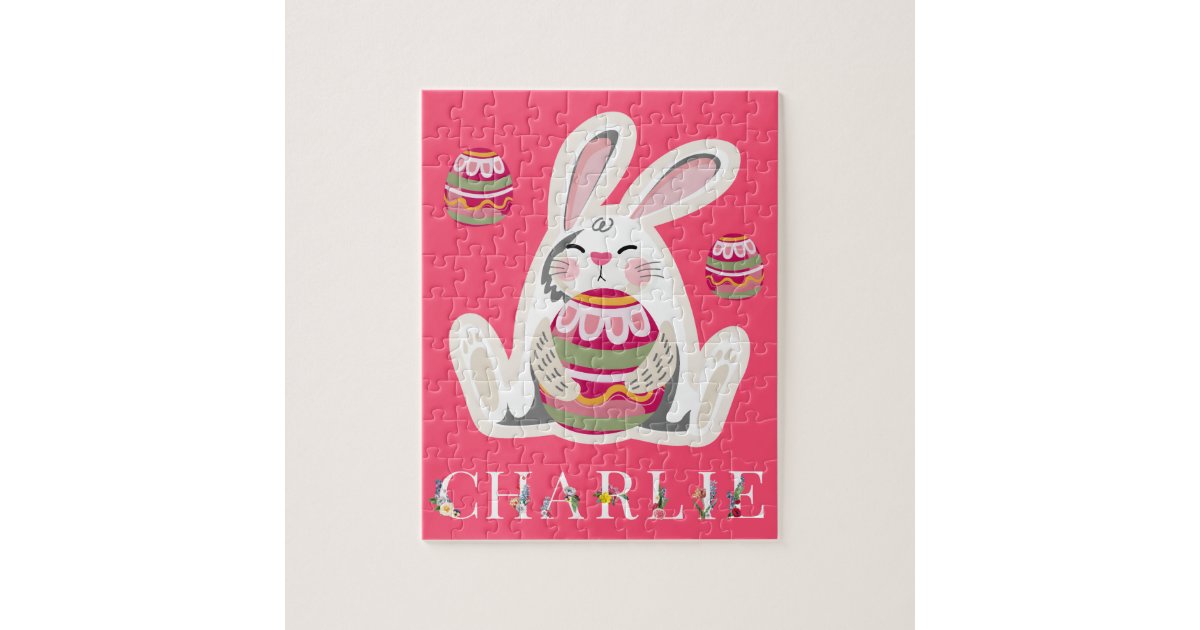 Personalized Easter Fiery Rose Puzzles | Zazzle
