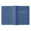 Personalized Elegant Blue Leather Masculine Extra Large Moleskine ...