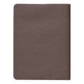 Personalized Elegant Dark Brown Leather Masculine Extra Large Moleskine ...