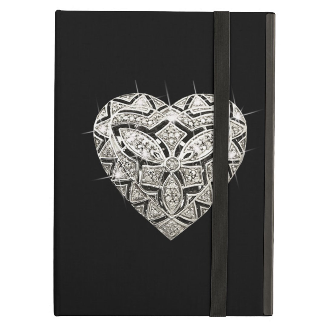 Personalized Elegant Designer Heart iPad Case | Zazzle