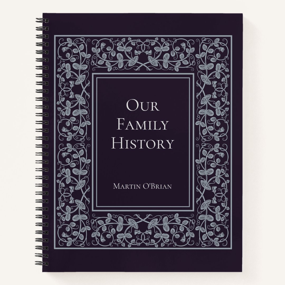 Personalized Elegant Family History Journal | Zazzle