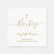 Personalized Elegant Gold Cross Bautizo spanish Napkins | Zazzle