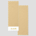 Personalized Elegant Minimalist Gold Bookmark | Zazzle