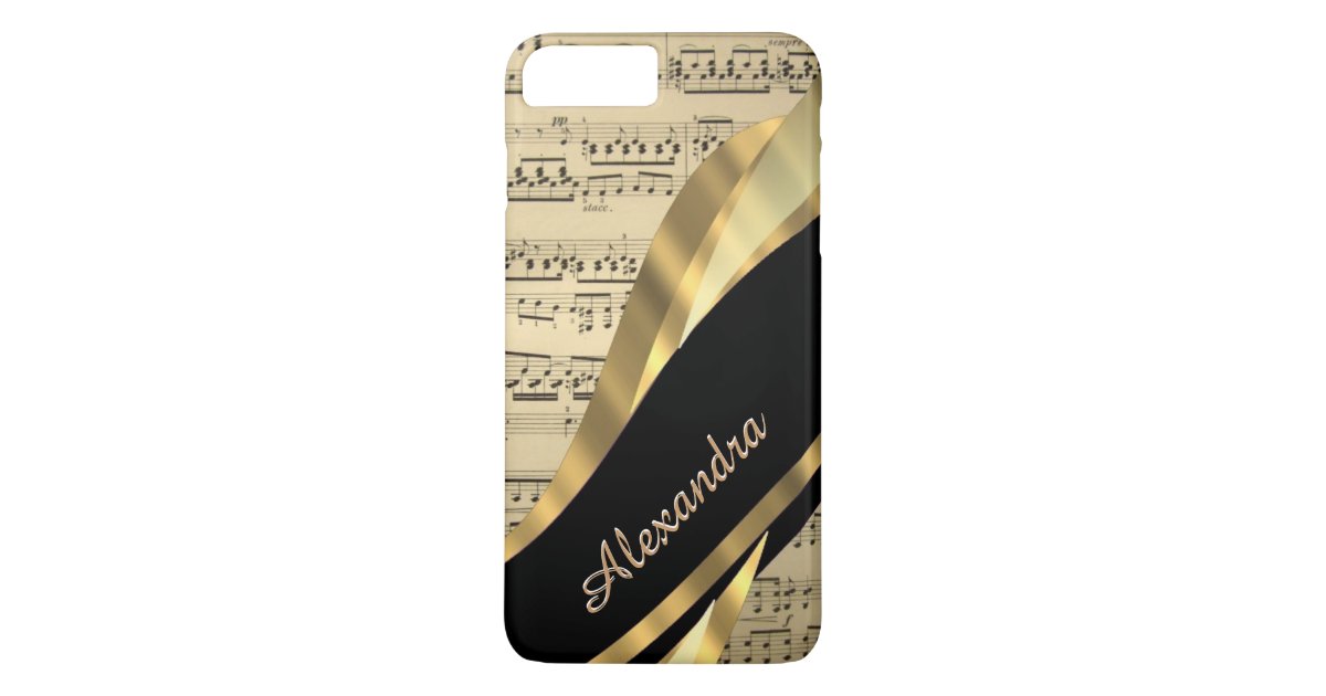 Personalized elegant music sheet Case-Mate iPhone case | Zazzle