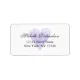 Personalized elegant purple heart address labels | Zazzle