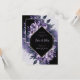 [Personalized] Elegant Purple Wedding Invitation | Zazzle