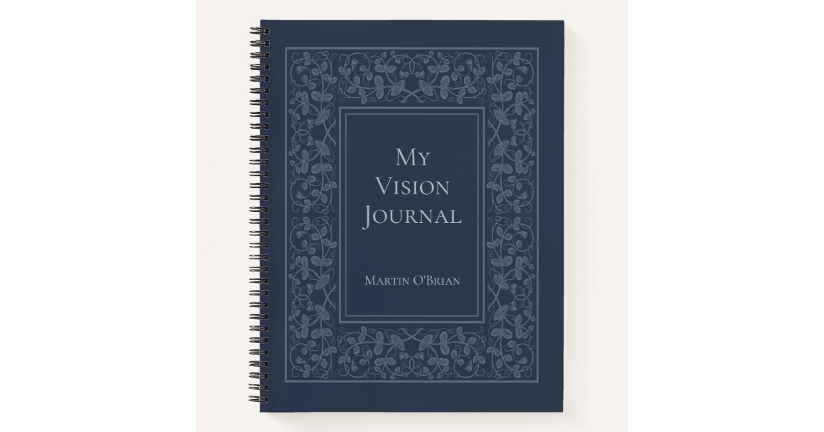Personalized Elegant Vision Journal | Zazzle