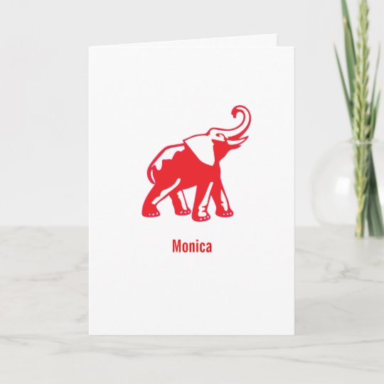 personalized elephant note cards | Zazzle.com
