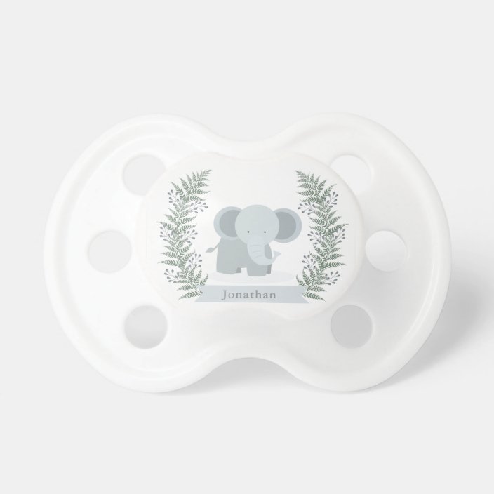 Personalized Elephant Pacifier | Zazzle.com