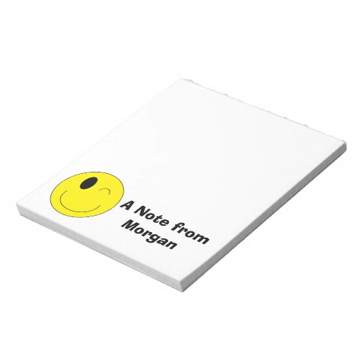Personalized Emoji Notepad | Zazzle