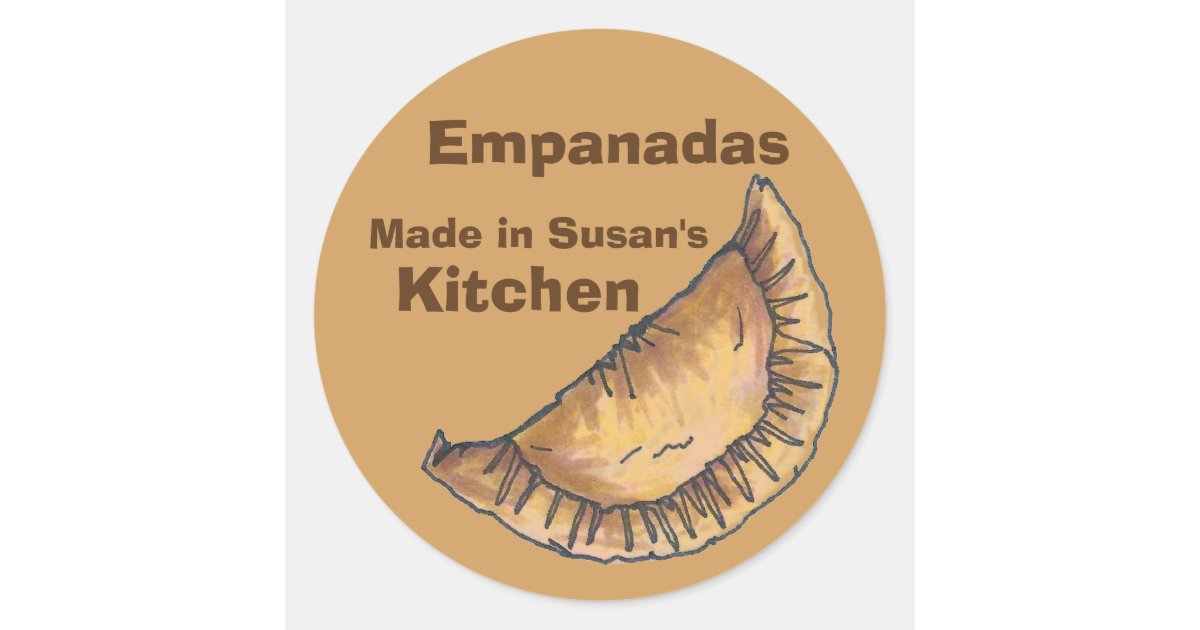 Personalized Empanadas Made Baked Kitchen Homemade Classic Round ...