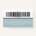 Personalized Employee Photo Logo Barcode ID Badge | Zazzle