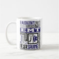 Personalized Emt/Ems SymbolS Words Coffee Mug | Zazzle