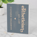 Personalized Esthetician Cosmetologist Beautician Wooden Box Sign | Zazzle