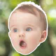 Personalized Face Stickers, Custom Face Photo Sticker | Zazzle