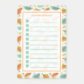 Personalized Fall Leaves To-Do List Post-it Notes | Zazzle