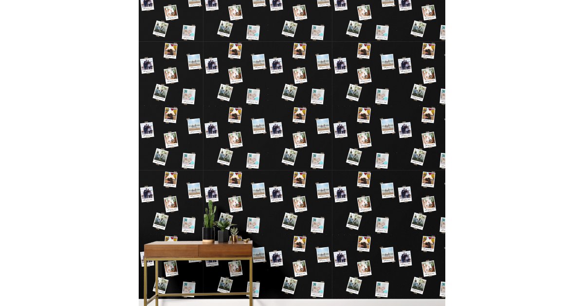 Personalized Family 6 Photo Custom Collage Wallpaper | Zazzle