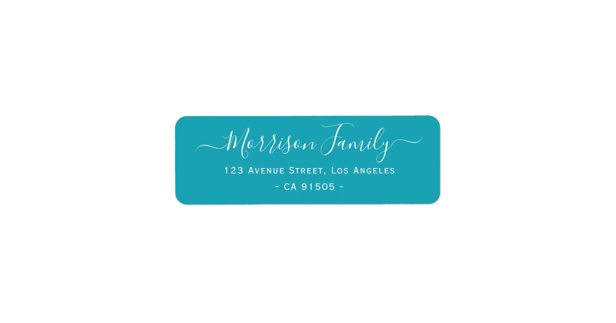 personalized family address label | Zazzle