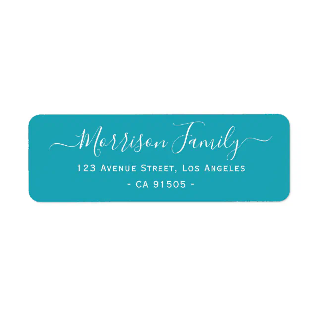 personalized family address label | Zazzle