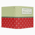 Personalized Family Holiday Recipe Binder | Zazzle