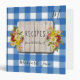 Personalized family monogram name cookbook recipe 3 ring binder | Zazzle