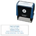Personalized Family Name Script Typography Self-inking Stamp | Zazzle