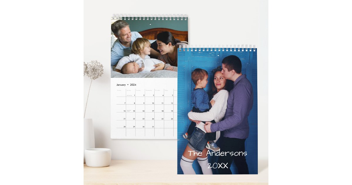 Personalized Family Photo Calendar | Zazzle