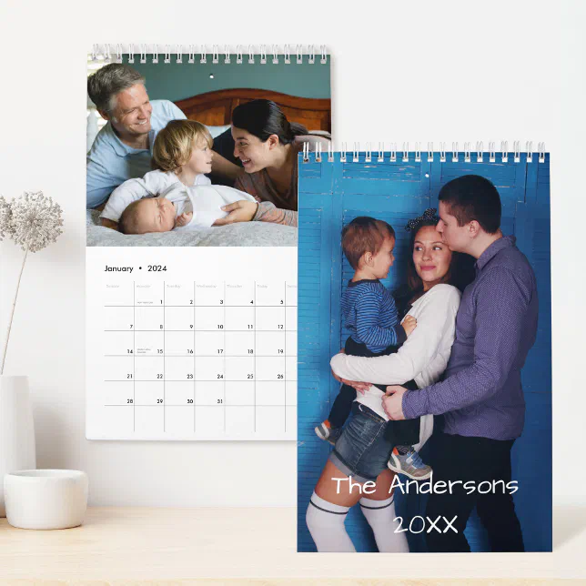 Personalized Family Photo Calendar | Zazzle
