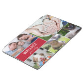 Personalized Family Photo Tablet Case with Red Acc | Zazzle