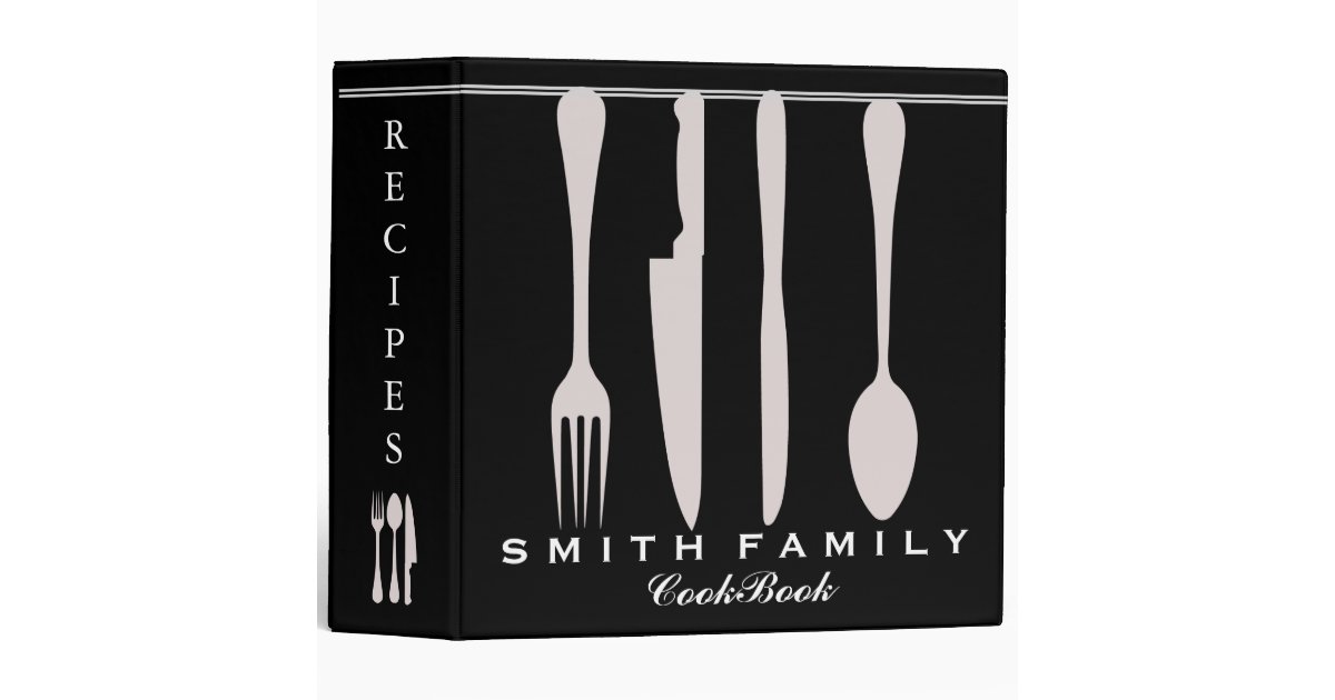 Personalized Family Recipe Cookbook Binder | Zazzle