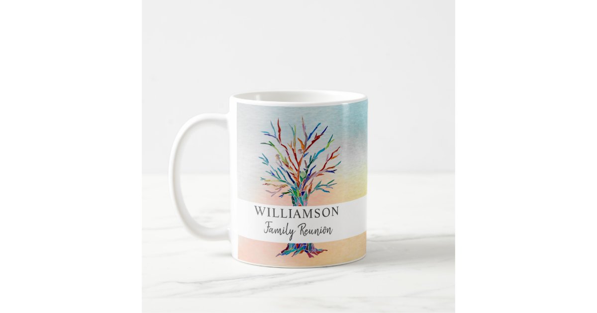 Personalized Family Reunion Family Tree Coffee Mug | Zazzle