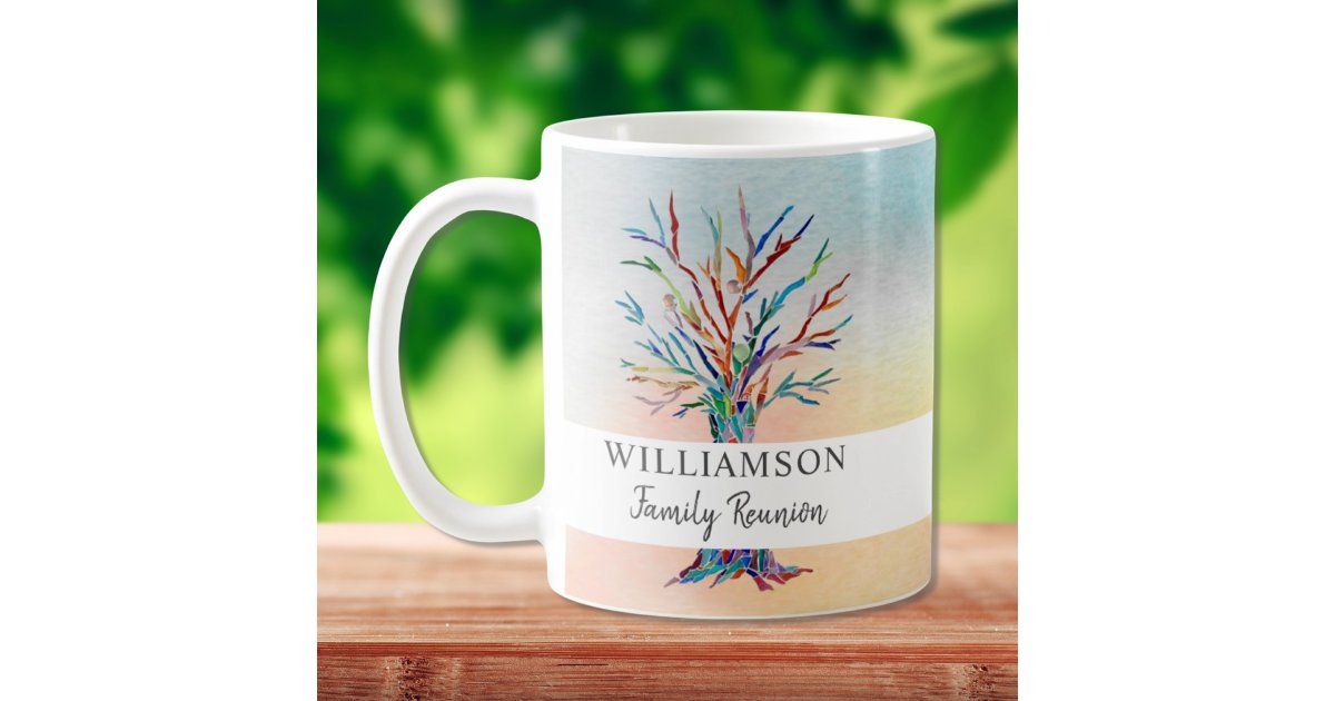 Personalized Family Reunion Family Tree Coffee Mug | Zazzle