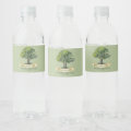 Personalized Family Reunion Genealogy Tree Custom Water Bottle Label ...
