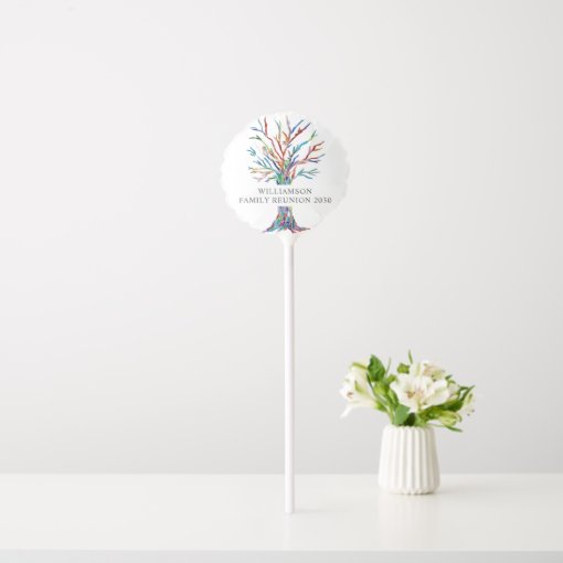 Personalized Family Tree Family Reunion Balloon | Zazzle