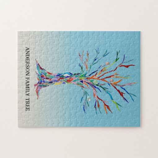Personalized Family Tree Puzzle | Zazzle